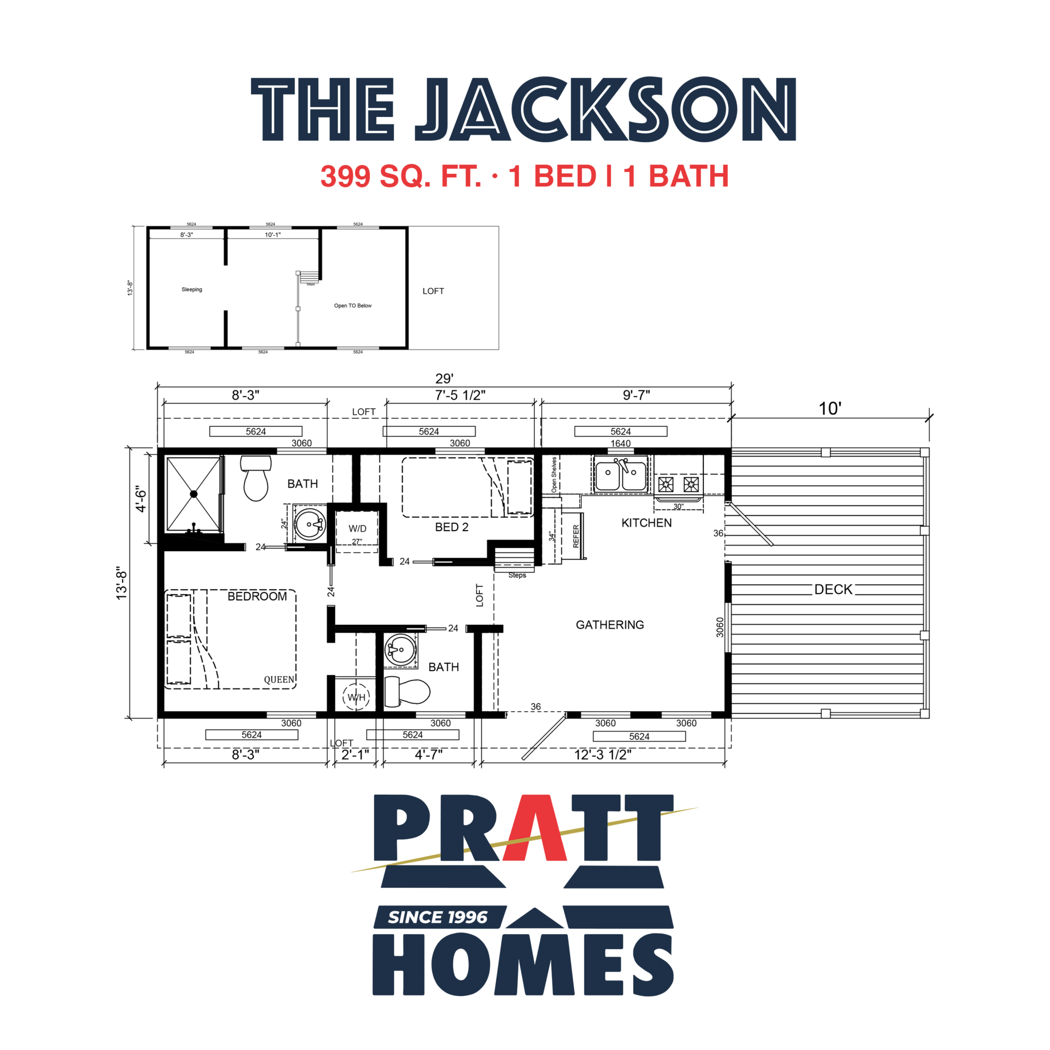 The Jackson | Tiny Homes | Pratt Homes | Build Your Dream Home!, Tyler ...